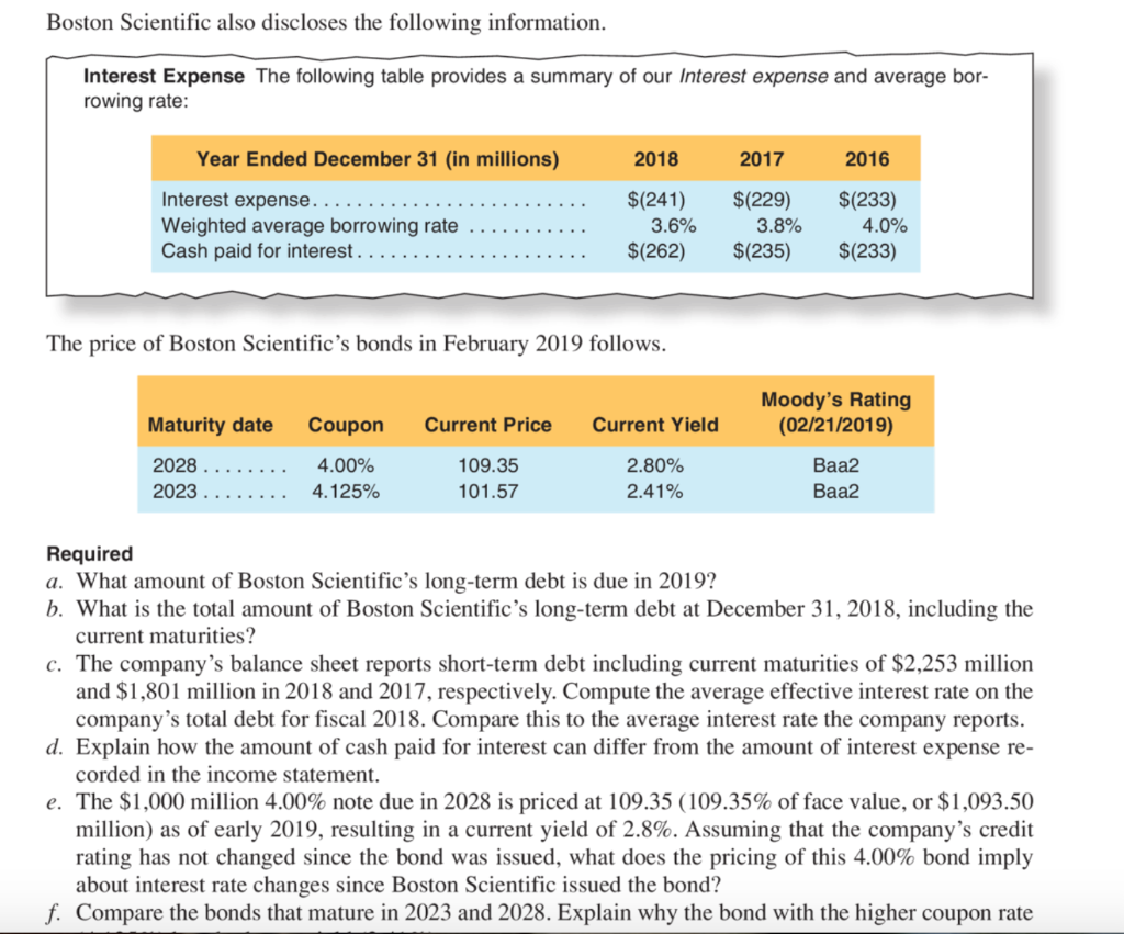 Solved P7-47. Interpreting Debt Footnotes on Interest Rates | Chegg.com