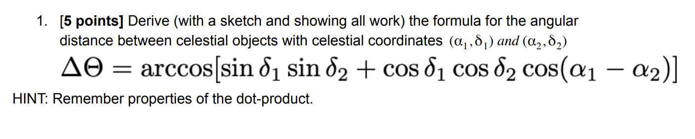 Solved 1. [5 points] Derive (with a sketch and showing all | Chegg.com
