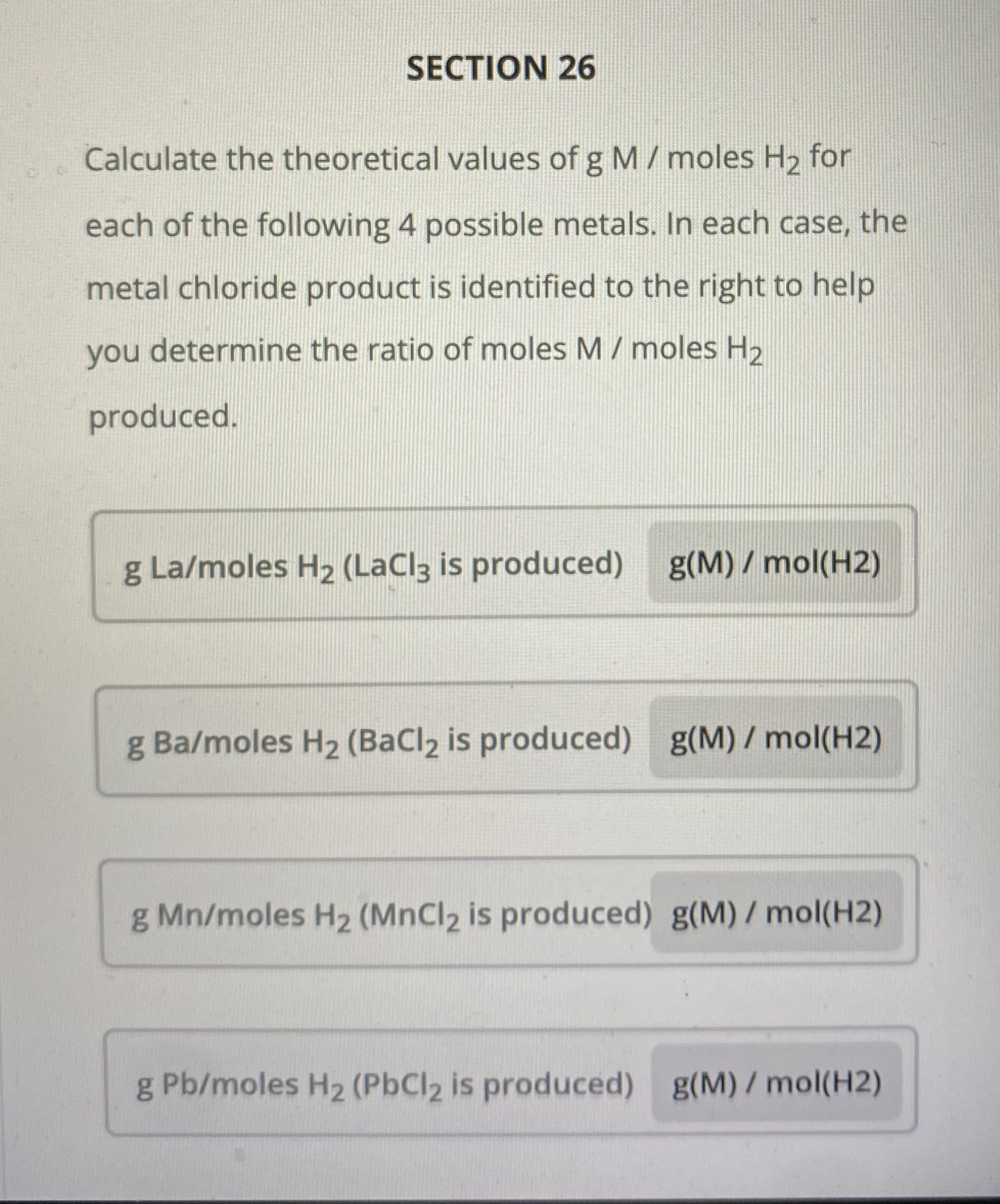 Solved mass of Zn2.0504 ﻿gPressure of wet H27254.6 ﻿torrMass | Chegg.com