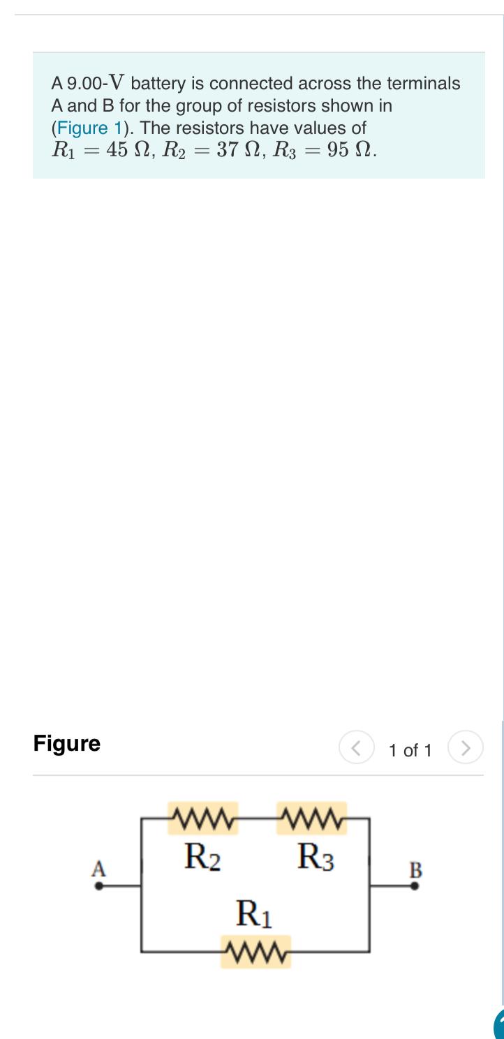 Solved Part B What is the potential difference across | Chegg.com