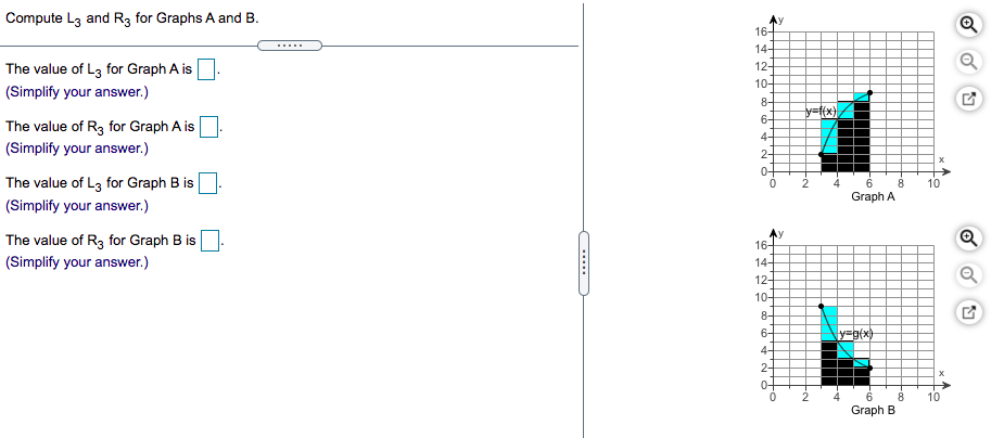 Solved Compute L3 and R3 for Graphs A and B. 16- 14- 12- 10- | Chegg.com