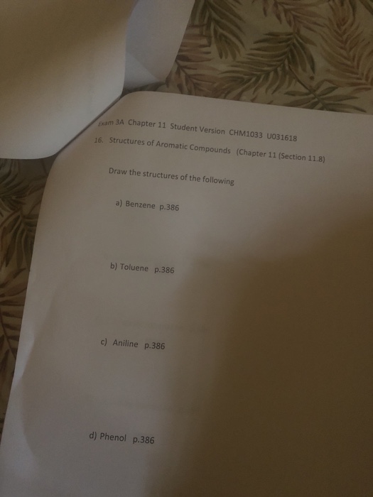 Solved sam 3A Chapter 11 Student Version CHM1033 U031618 12 | Chegg.com