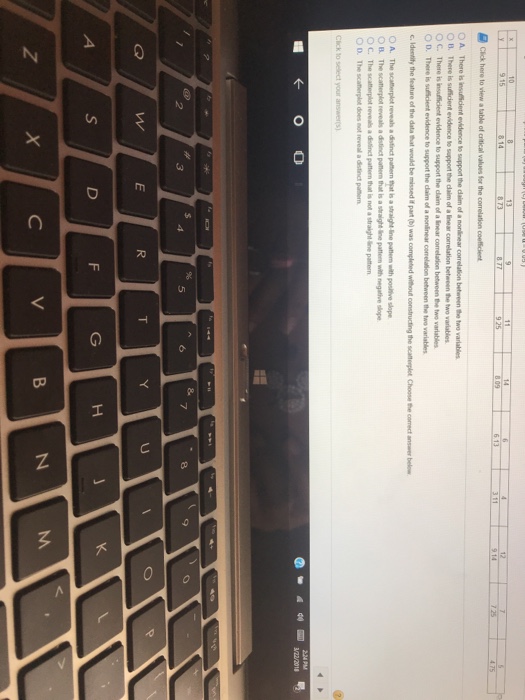 Solved Use the given data set to complete parts a through C | Chegg.com