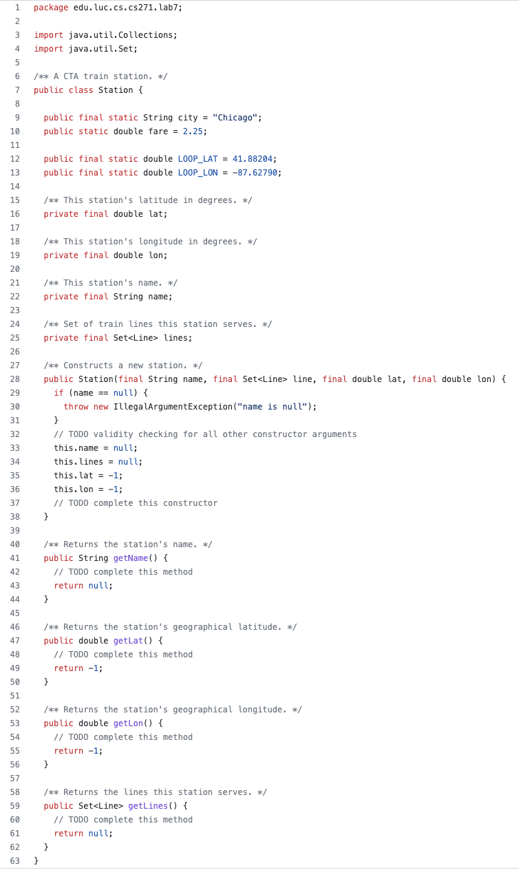 Complete all the TODO task in the code using the | Chegg.com