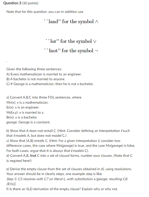 Solved For doing your exams on D2L, some special symbols | Chegg.com