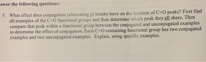 Solved swer the following questions: hat effect does | Chegg.com