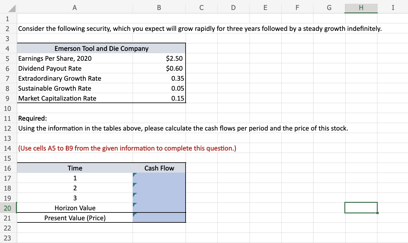 Solved Required: Using the information in the tables above, | Chegg.com
