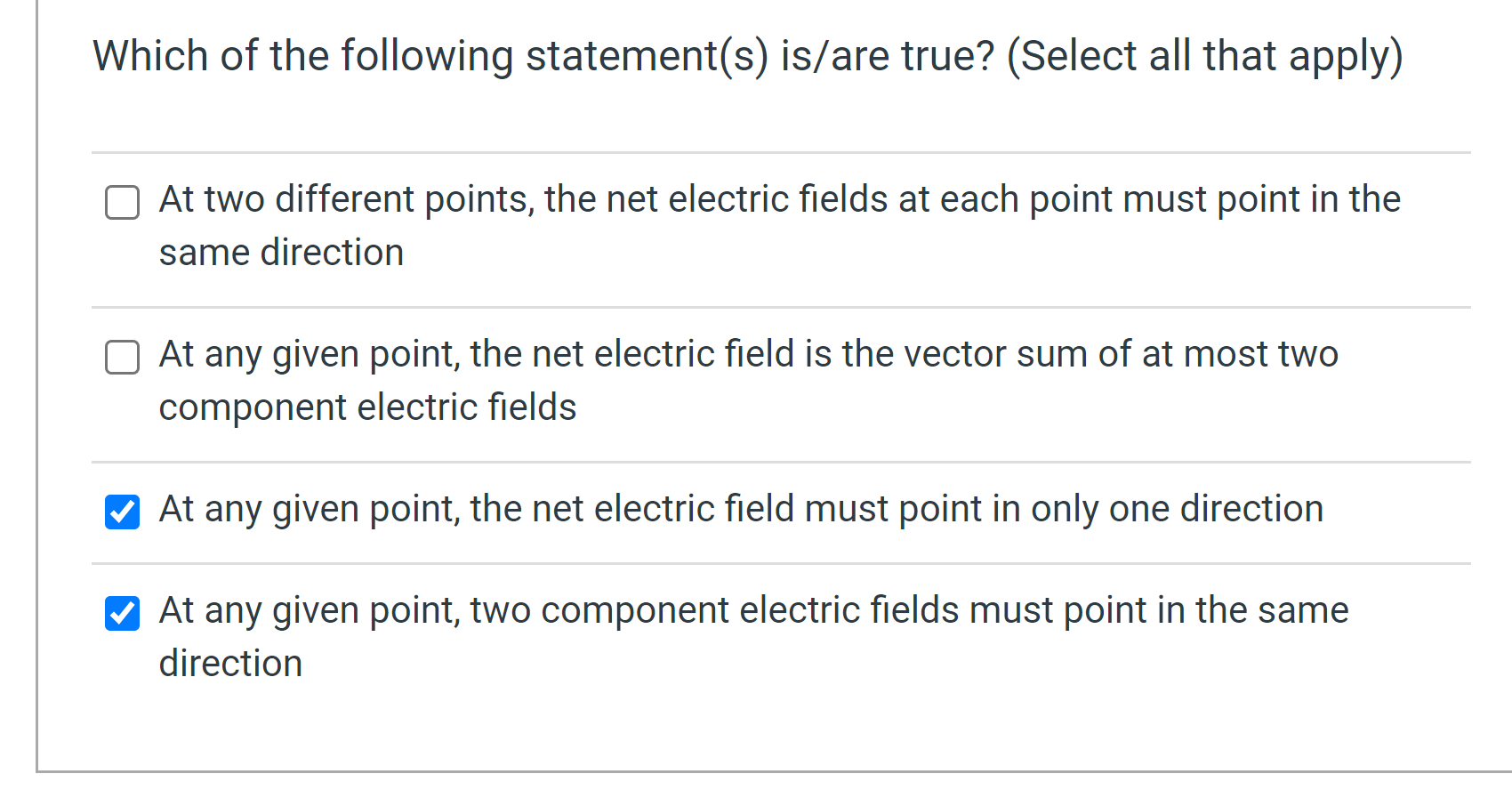 Solved Which of the following statement(s) is/are true? | Chegg.com
