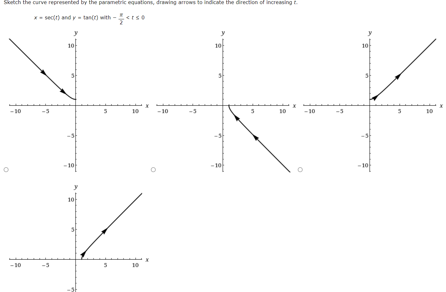 Solved Eliminate the parameter to determine the Cartesian | Chegg.com