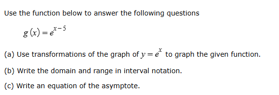 Solved Use the function below to ﻿answer the following | Chegg.com