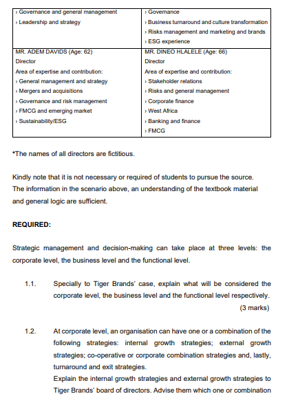 Groceries (segment/ department) also recorded strong | Chegg.com