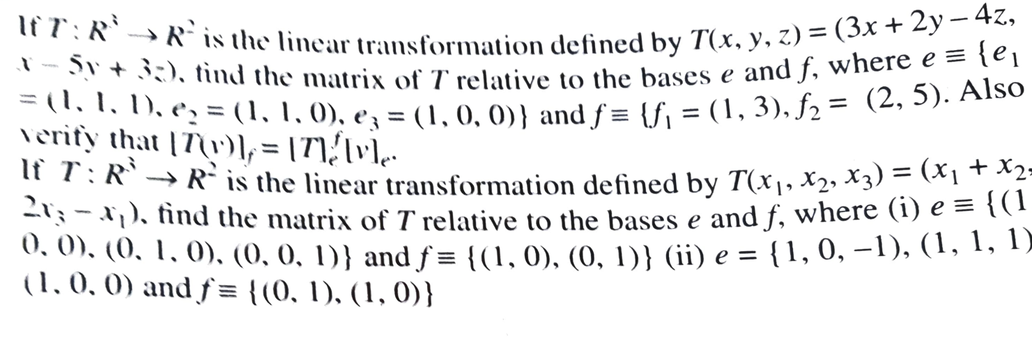 Solved If T:R′→R′ is the linear transformation defined by | Chegg.com