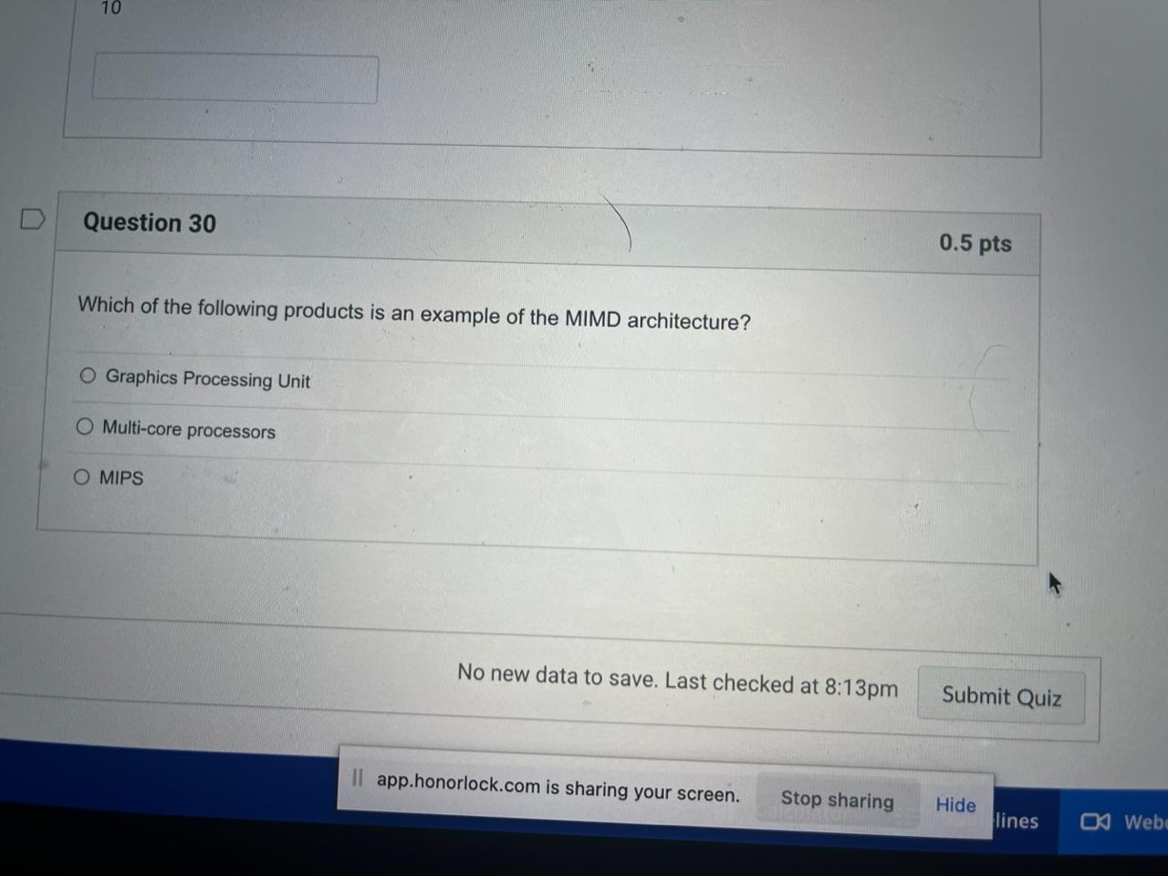 Solved Question 30 0.5pts Which of the following products is | Chegg.com