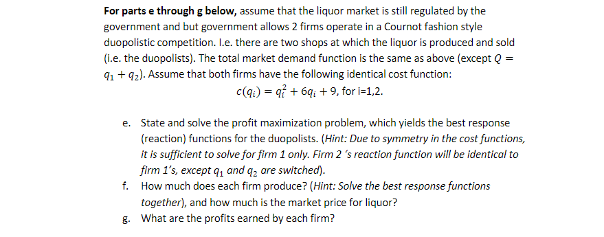 Solved [40 pts] Suppose that the total market demand for | Chegg.com