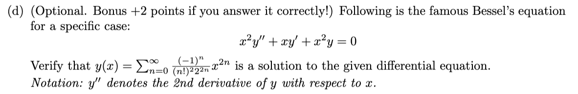 Solved (Optional. Bonus +2 points if you answer it | Chegg.com