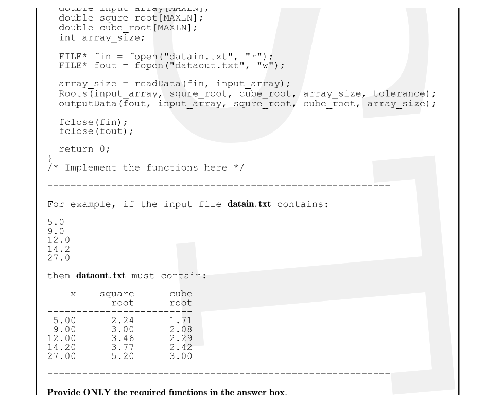 Solved [14 marks] Implement the following functions: | Chegg.com