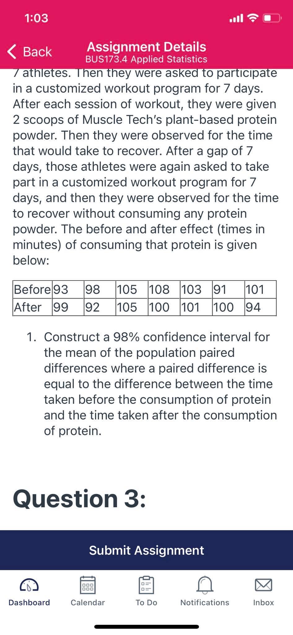 Solved Muscle Tech has come up with a new plant­ based | Chegg.com