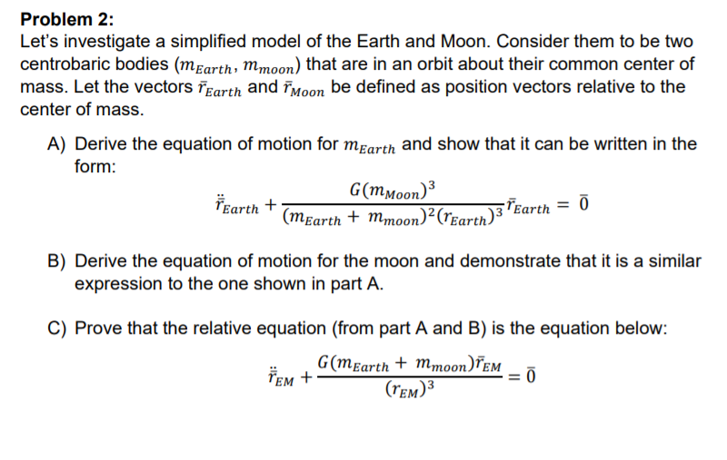 Problem 2: Let's investigate a simplified model of | Chegg.com