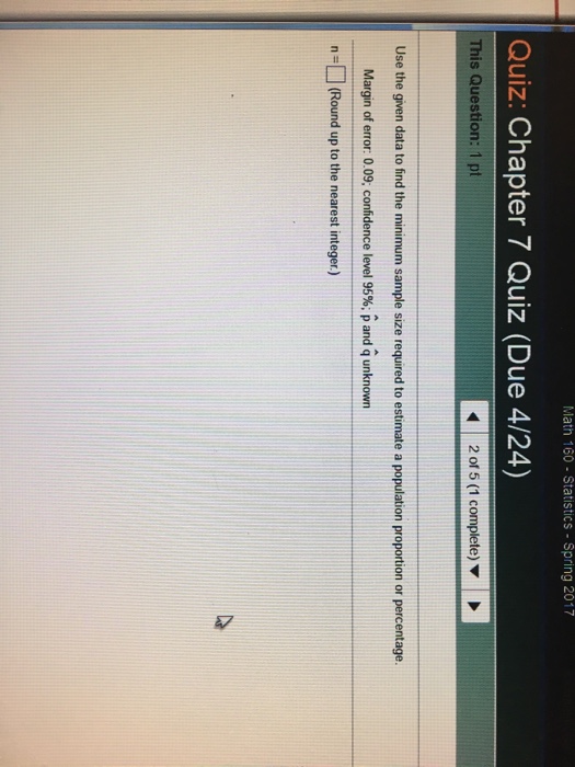 Solved Use The Given Data To Find The Minimum Sample Size Chegg