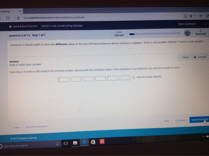 Solved Construct a sample (with at least two different | Chegg.com