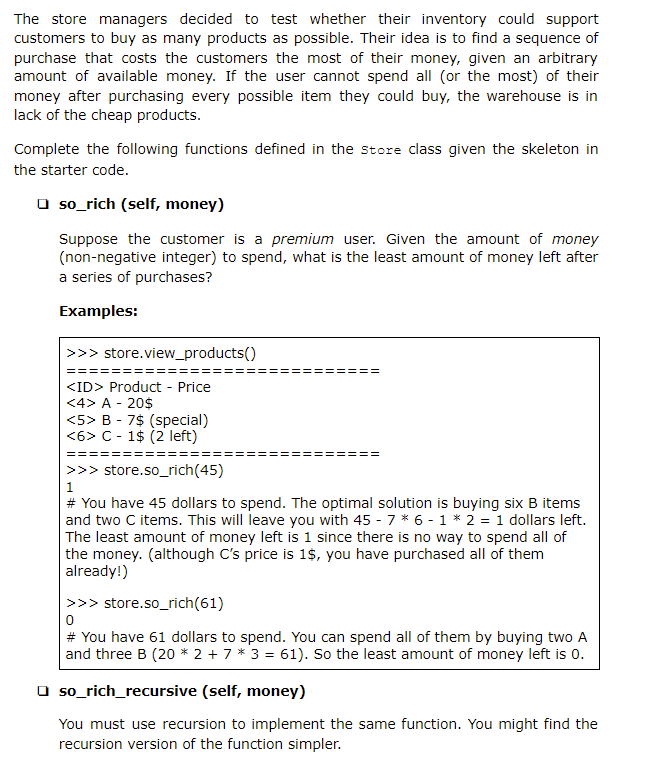 Solved Use Python3 Do Not Import Any Packages Heres The 
