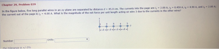 Solved Chapter 29, Problem 039 d 45.0 cm. The currents into | Chegg.com