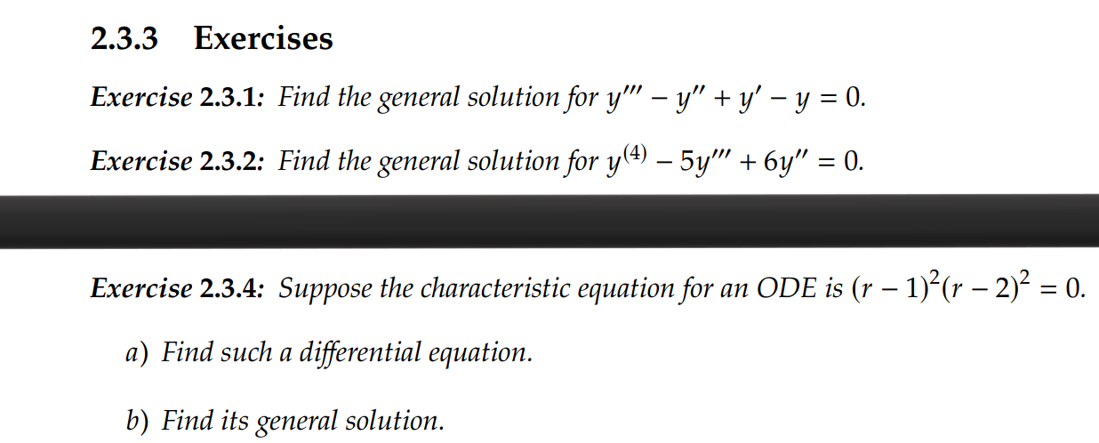 Solved The following are exercises that cover Higher Order | Chegg.com