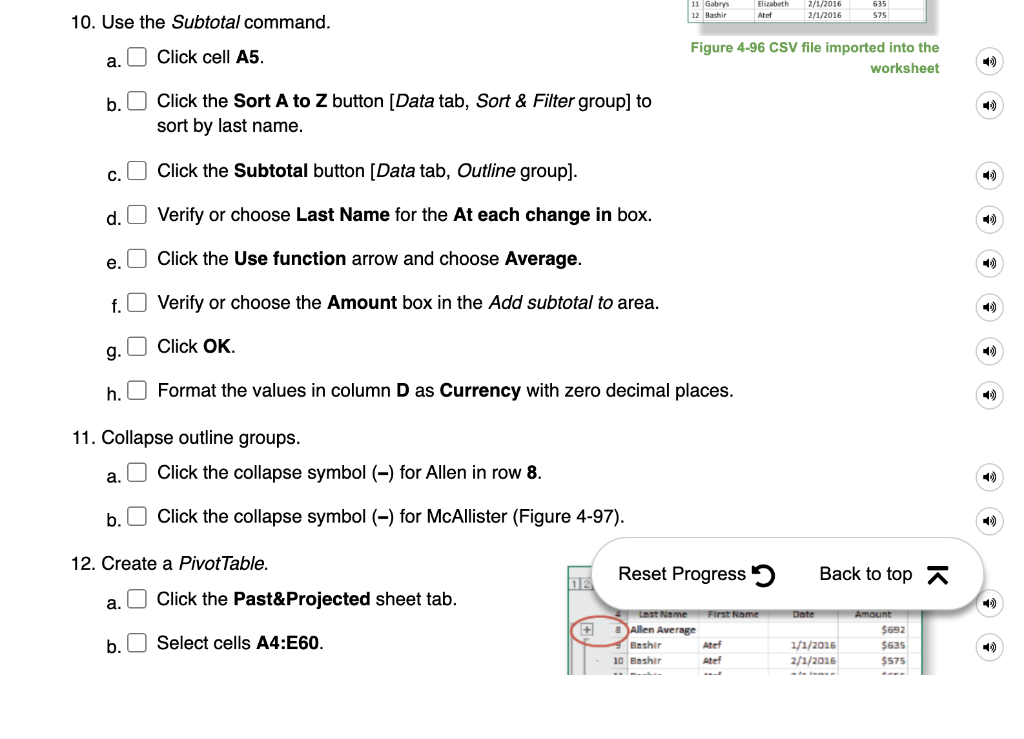 I need help with this excel assignment Excel 2019 In | Chegg.com