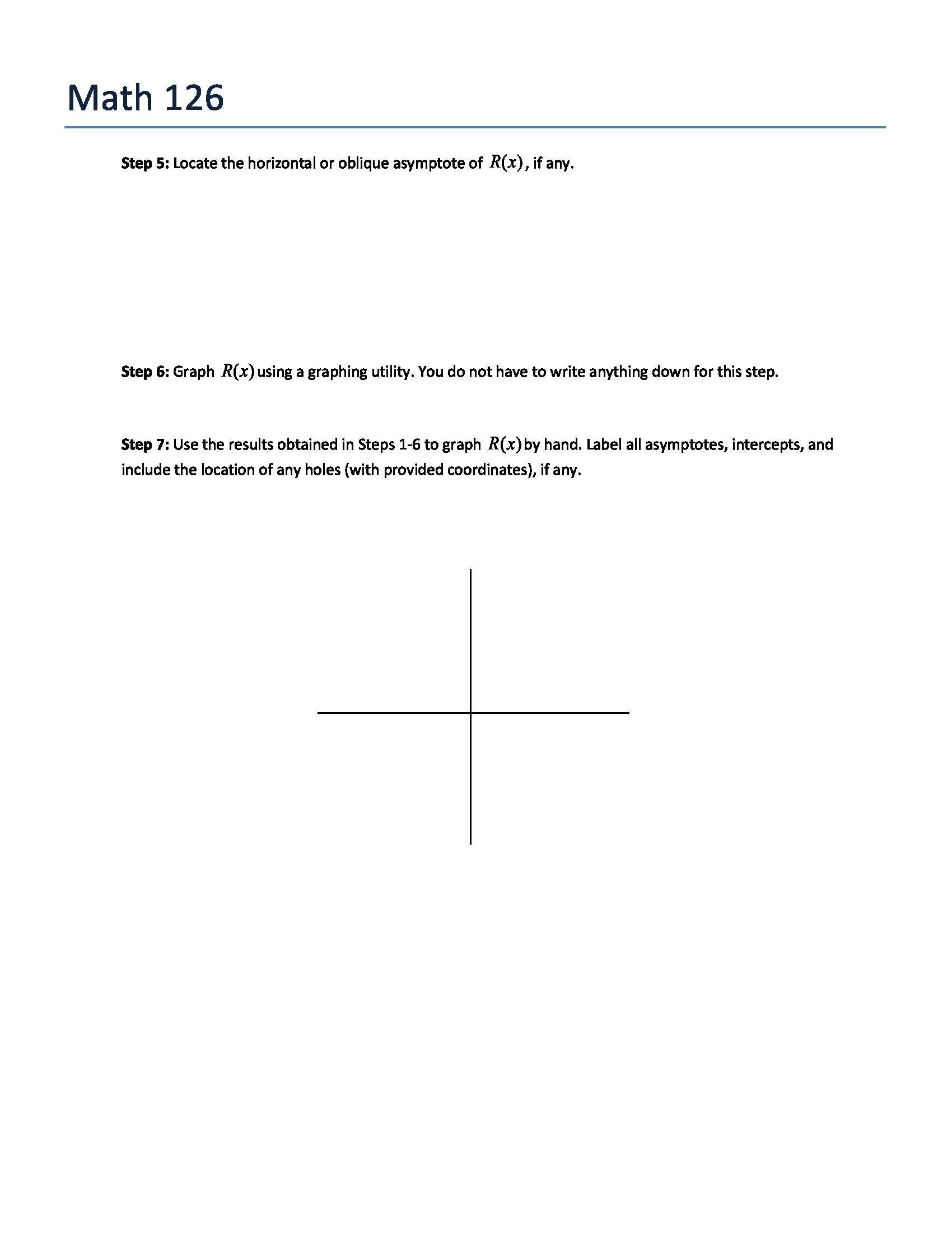 Solved Math 126 Written Work- Module 21 Name: Instructions: | Chegg.com