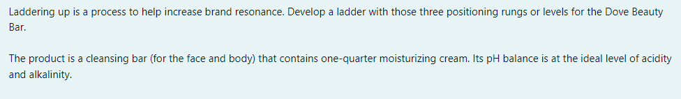 Solved Laddering up is a process to help increase brand | Chegg.com