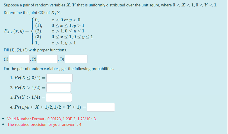 Solved Suppose a pair of random variables X,Y that is | Chegg.com