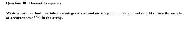 Solved Question 8 Element At Even Indexes Write A Java