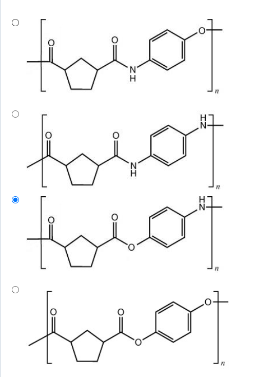 Solved Identify the repeating unit of the polymer formed | Chegg.com