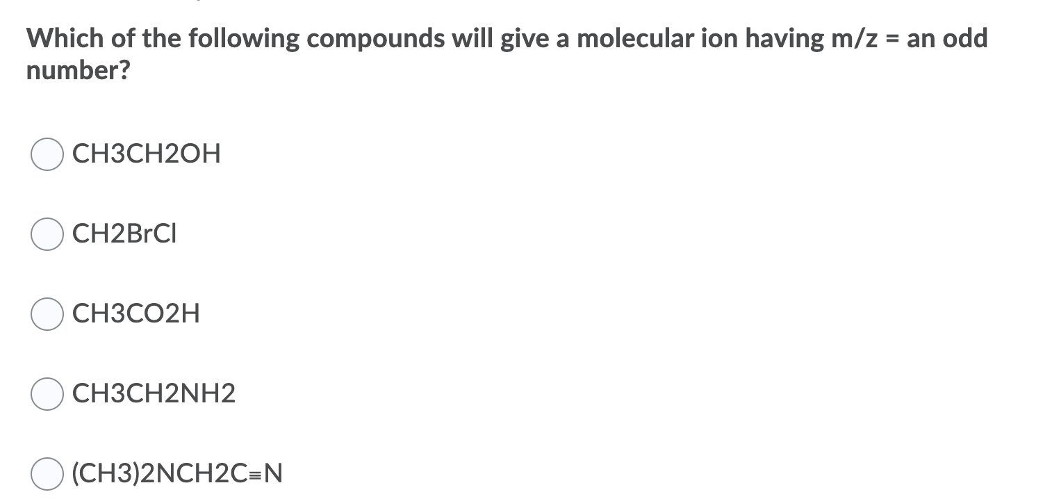 Solved Which of the following compounds will give a | Chegg.com