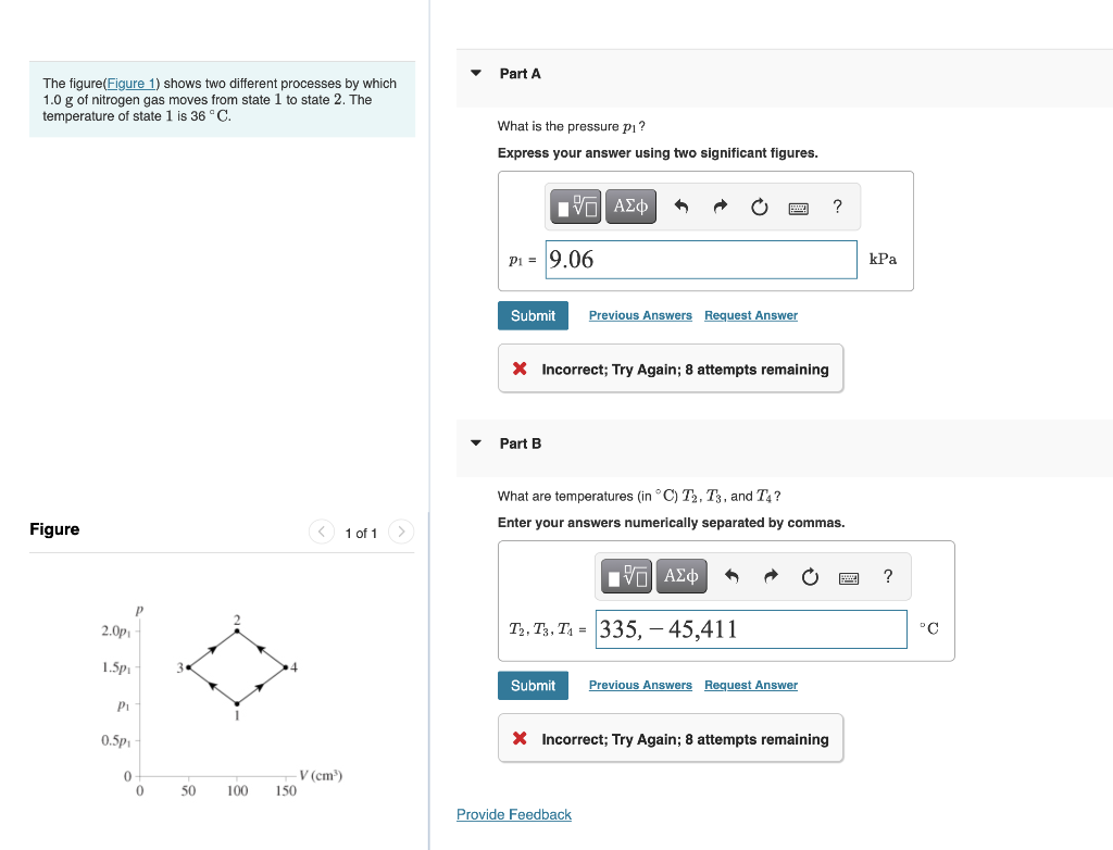Solved The figure(Figure 1) shows two different processes by | Chegg.com