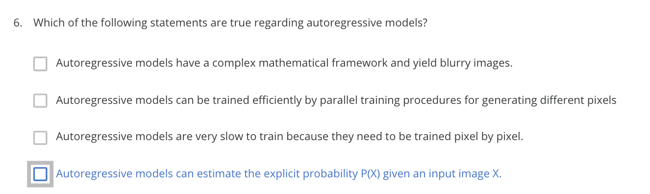 Solved 6. Which of the following statements are true | Chegg.com