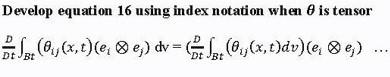 Solved Develop equation 16 using index notation when is | Chegg.com