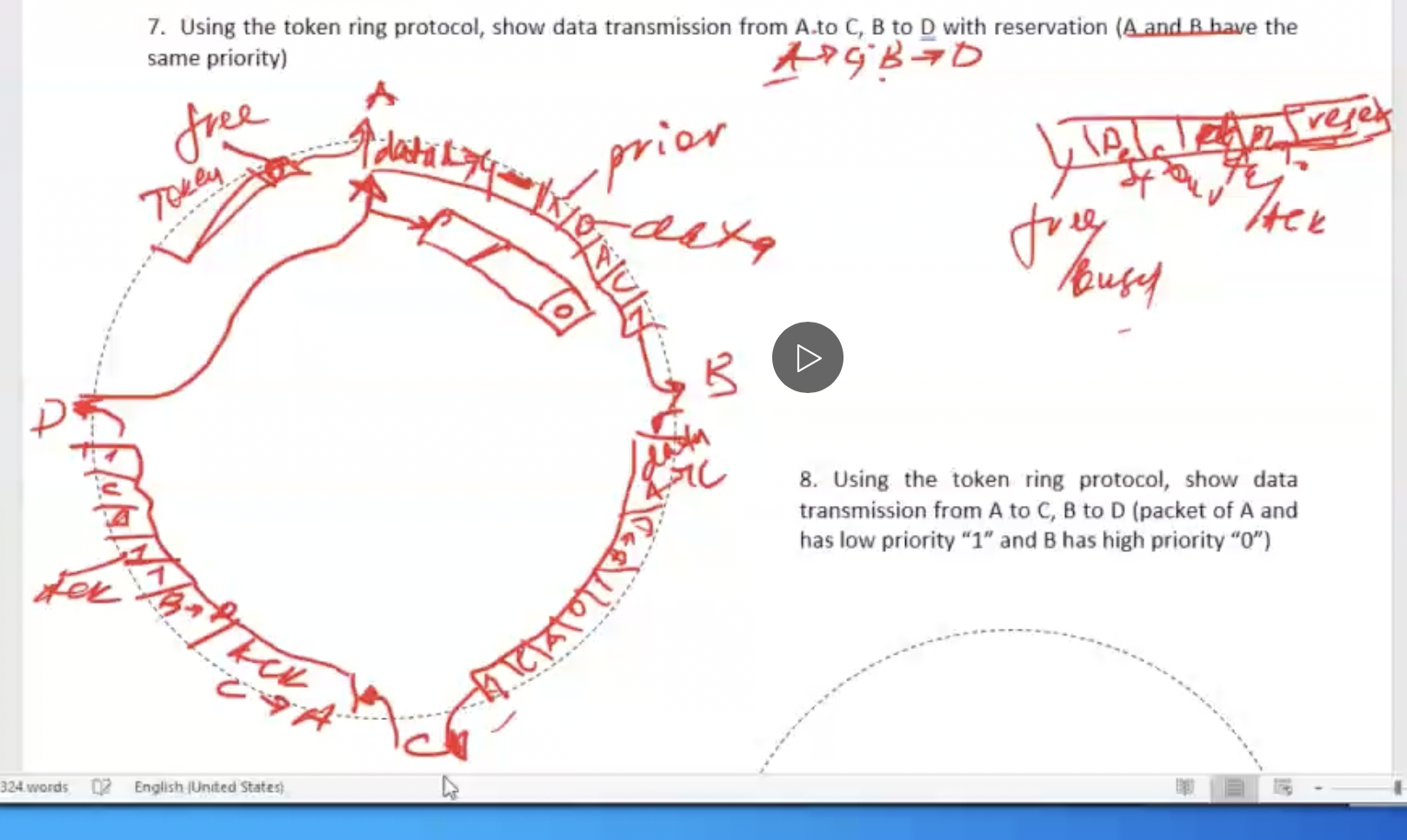 3. (20 min ) For distributed adaptive routing take | Chegg.com
