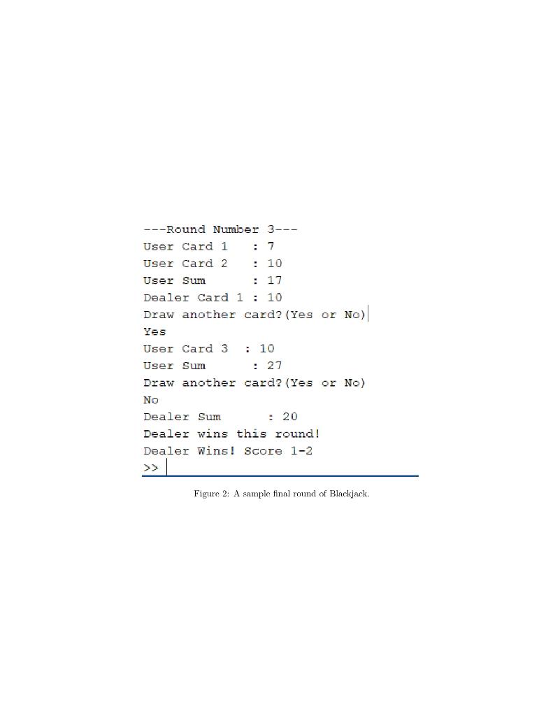 Solved HW MATLAB Q2 Description: Blackjack is a card game | Chegg.com