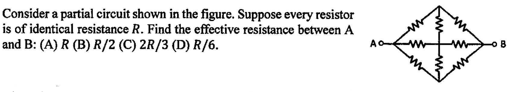 Solved Consider a partial circuit shown in the figure. | Chegg.com