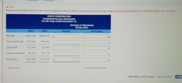 Solved Exercise 18-4 (Part Level Submission) The comparative | Chegg.com