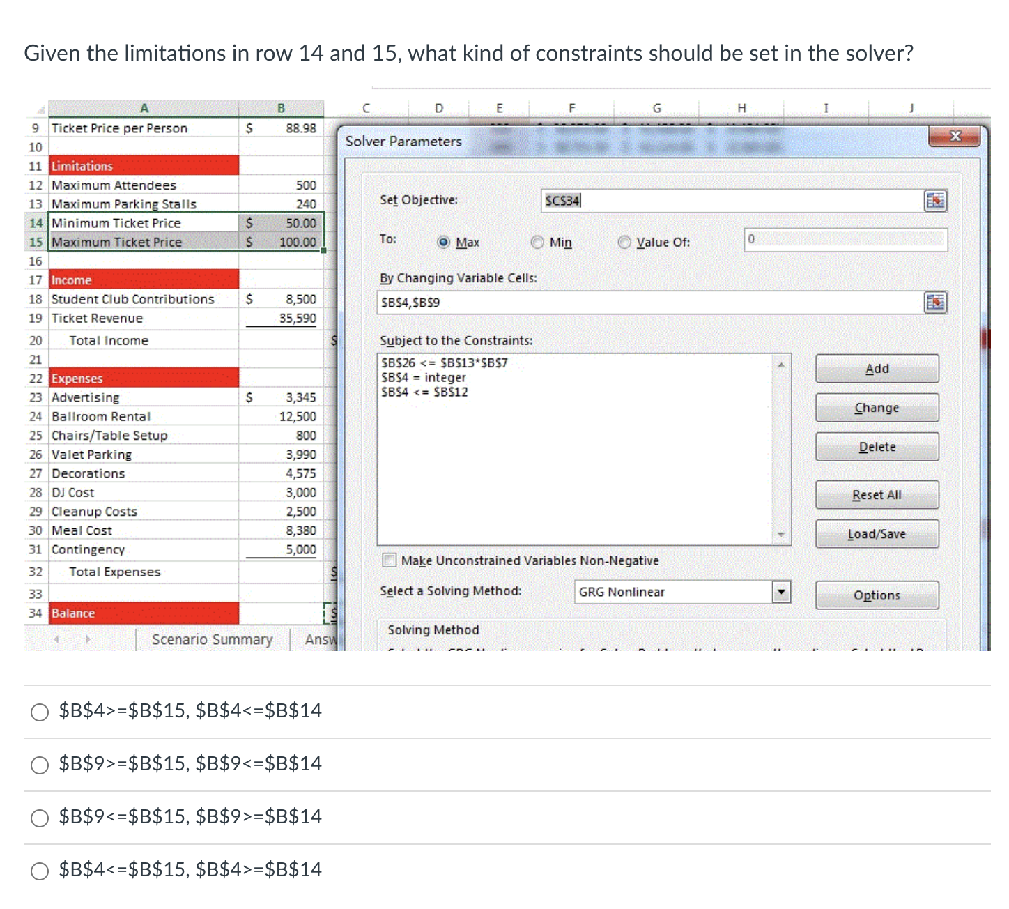 Solved Goal Seek Can Only Manipulate 1 Input And 1 Output