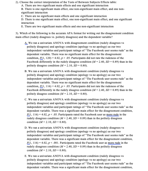 Solved Descriptive Statistics Dependent Variable: The | Chegg.com