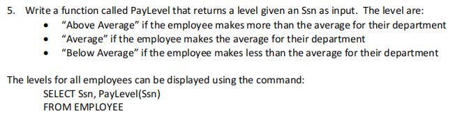 Solved COMPANY relational database EMPLOYEE Fname Minit | Chegg.com