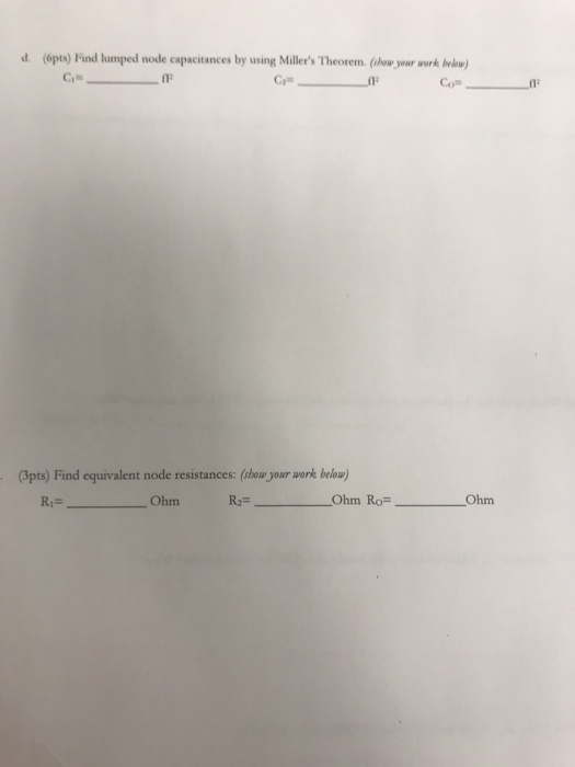 Solved Problem 3. (25 points) For the given circuit assume | Chegg.com