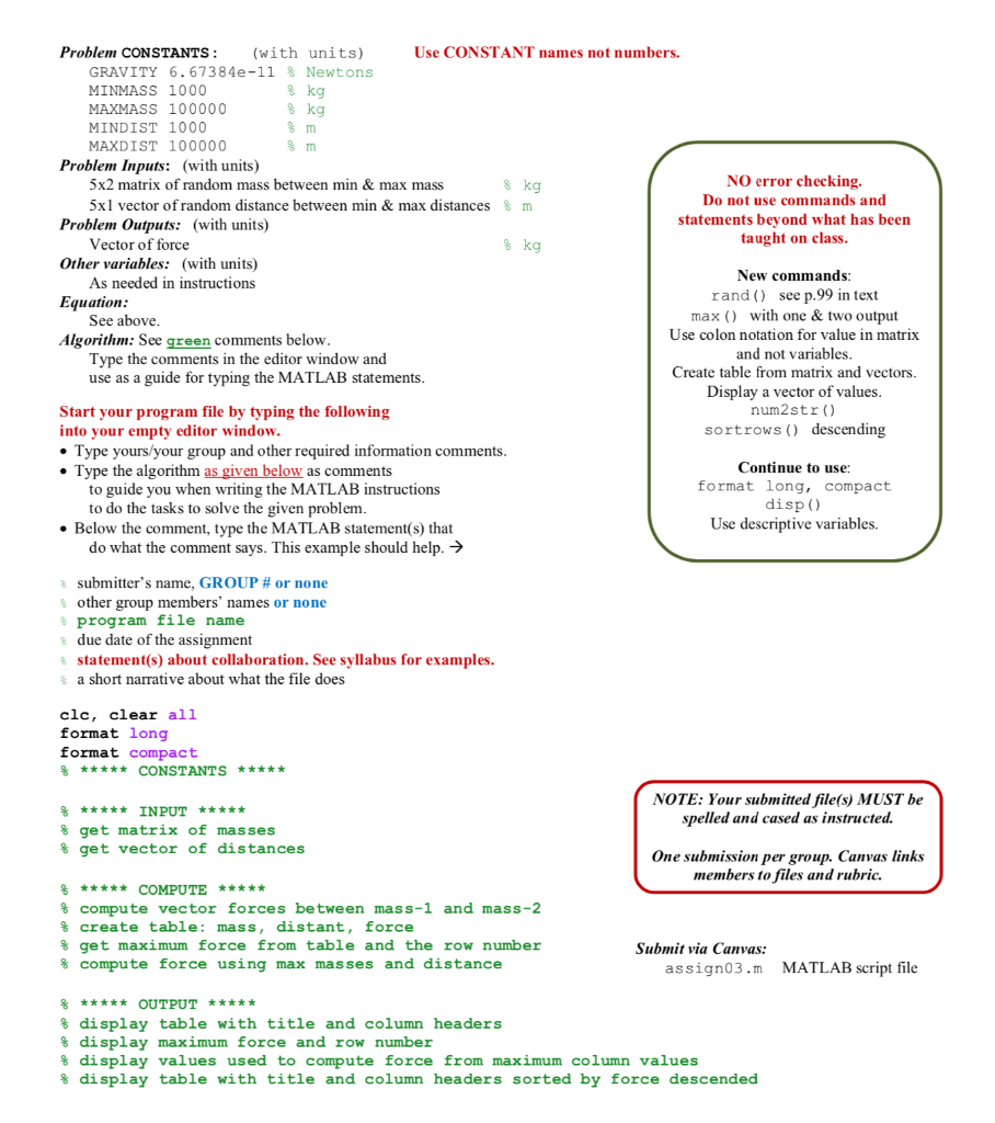 Solved Before you start writing your program: Read the | Chegg.com
