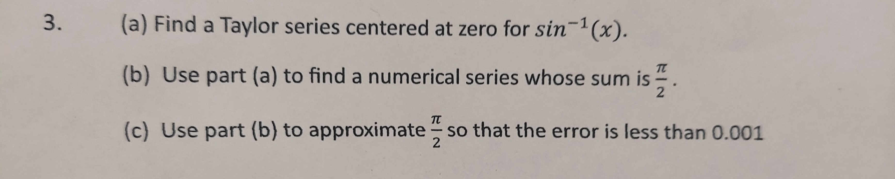 Solved How Would C Be Solved Using Taylors Inequality I 9640