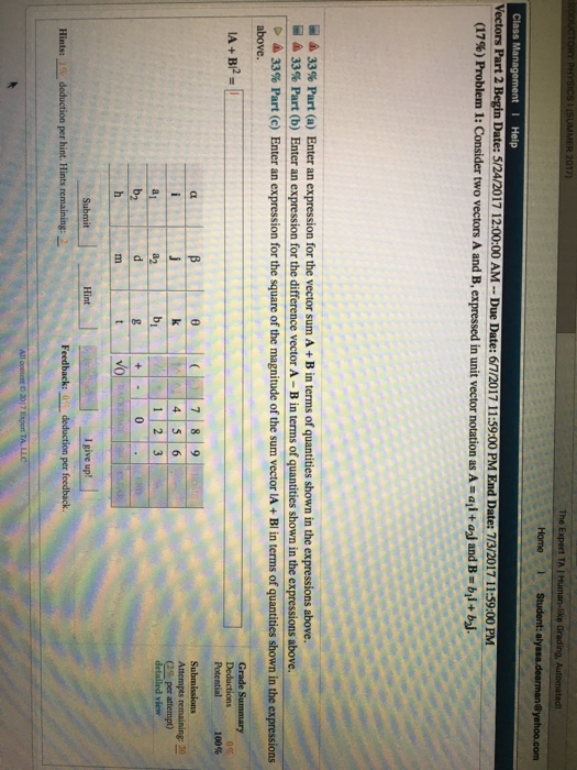 Solved The Expert TA Human-like Grading, Automated! Home 1 | Chegg.com
