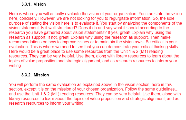 Solved Here is where you will actually evaluate the vision | Chegg.com