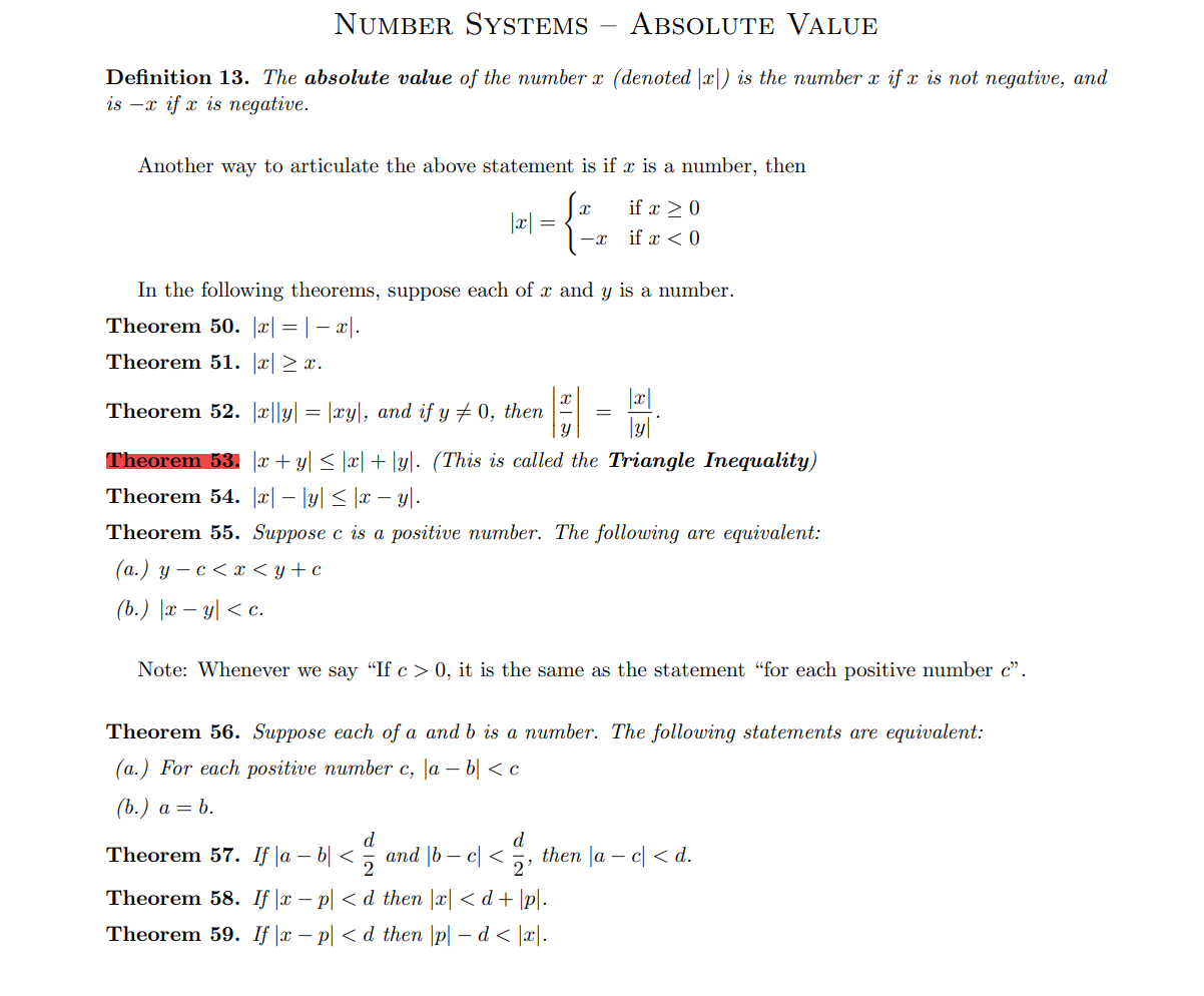 Solved (2) Choose one of the following Absolute Value | Chegg.com